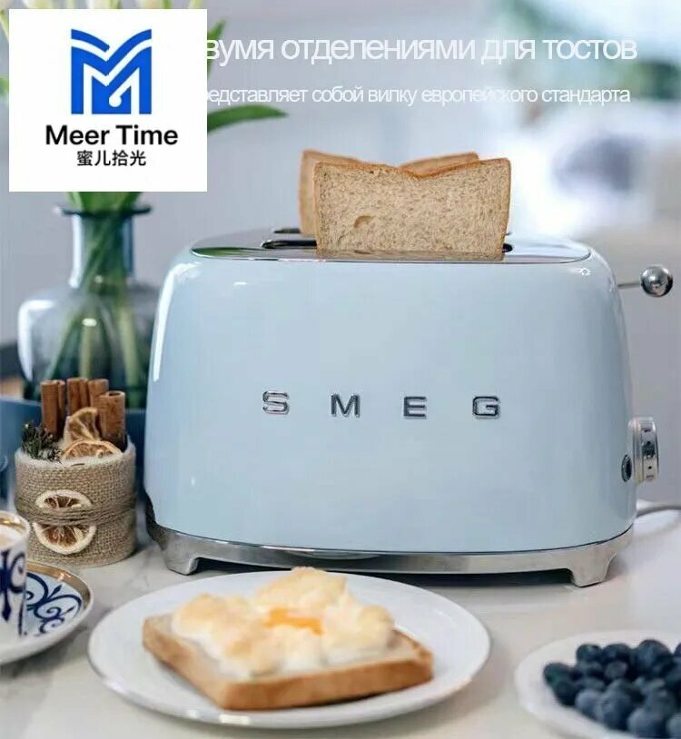 Тостер mz-gj4nksb5nqc 950 Вт тостов - 2, голубой