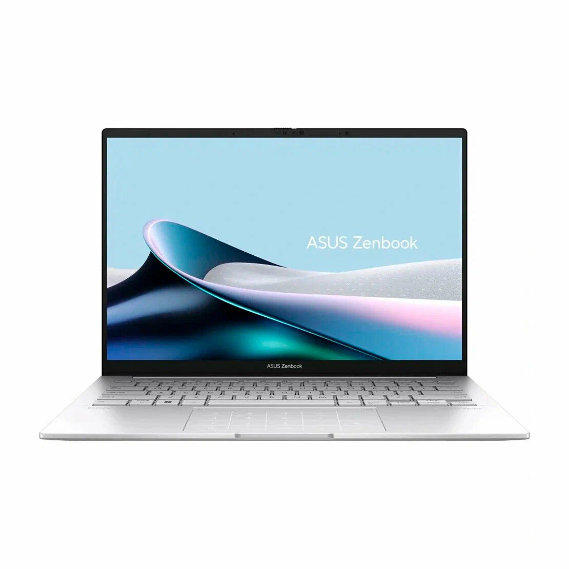 Ультрабук ASUS Zenbook 14 OLED, Intel Core Ultra 9 285H, 32ГБ/1ТБ, 14" 2.8K/120Hz OLED, Серебристый, RU раскладка