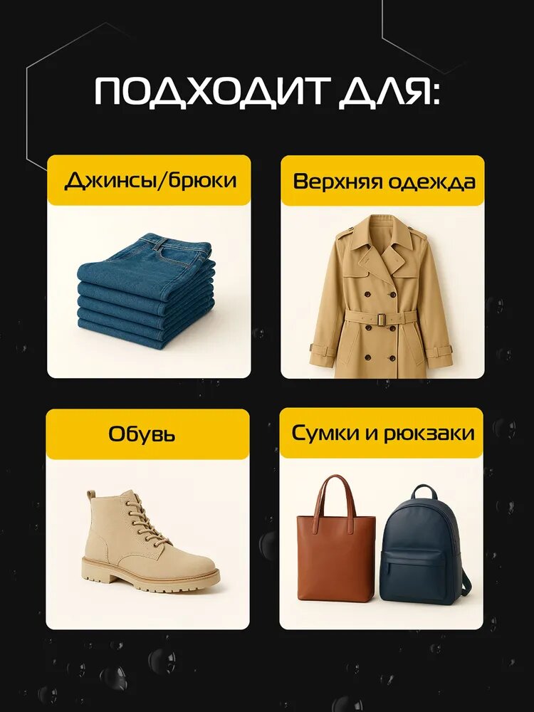 Пропитка водоотталкивающая для обуви и одежды 100 мл — фото 1