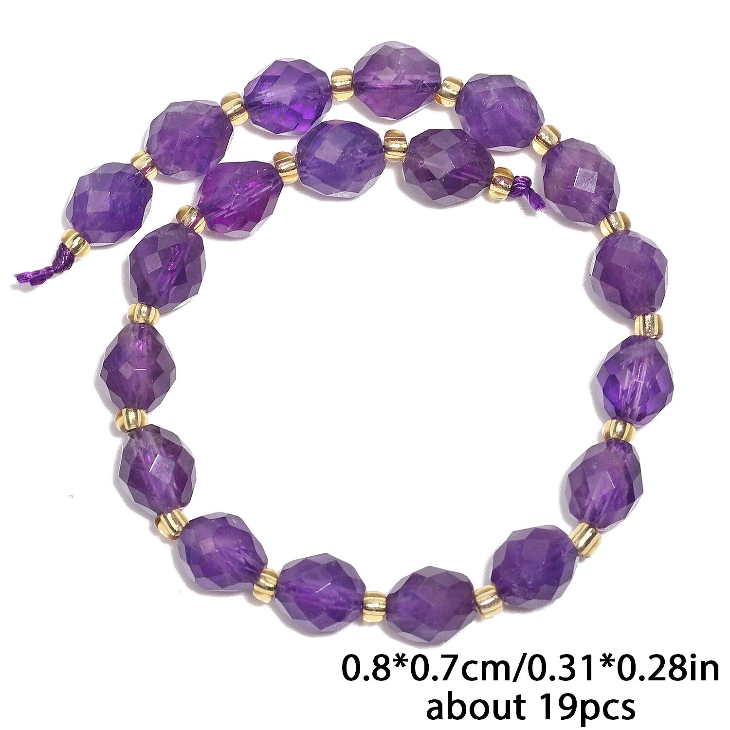 Граненые бусины AAA 8x7 мм, натуральный апатит, цитрин, лазурит, искусственные бусины, аксессуары