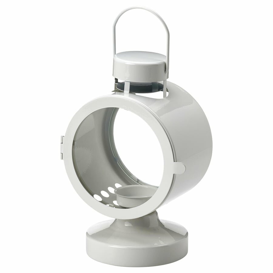 Подсвечник для чайных свечей IKEA FLODSVALA цвет белый 21 см 306.093.55