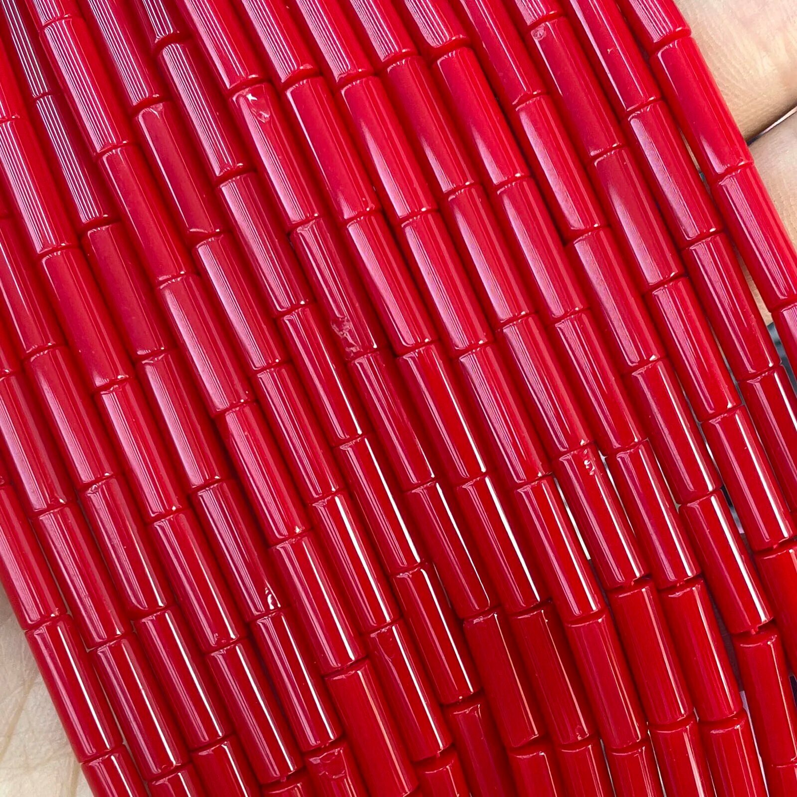 Каменные бусины JCXAZSJ 4x13 мм лабрадорит, агат, тигровый глаз, нефрит Красный, Red Jade