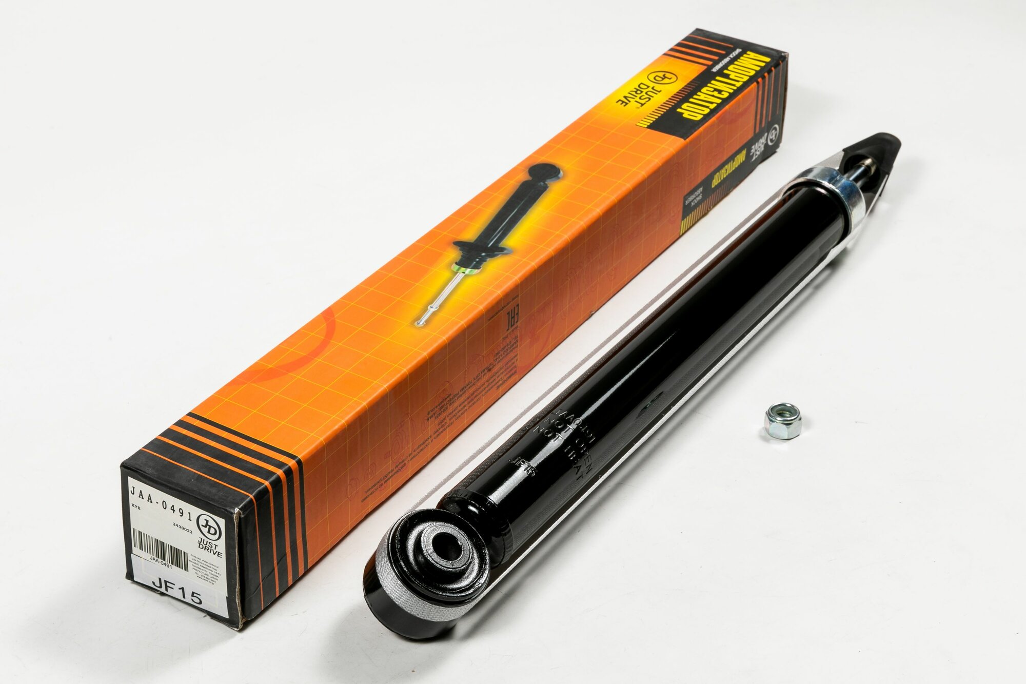 JUST DRIVE Амортизатор газомаслянный задний для AUDI A3 (8V_) 12-, SEAT Leon III (5F1) 12-, Leon SC, ST (5F5, 5F8) III 13-, VOLKSWAGEN Golf Sportsvan (AM1, AN1) 14-