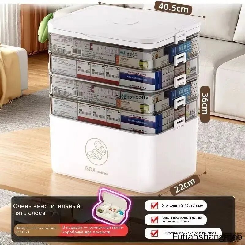 Контейнер для хранения вещей длина 40 см, ширина 22 см, высота 36 см.