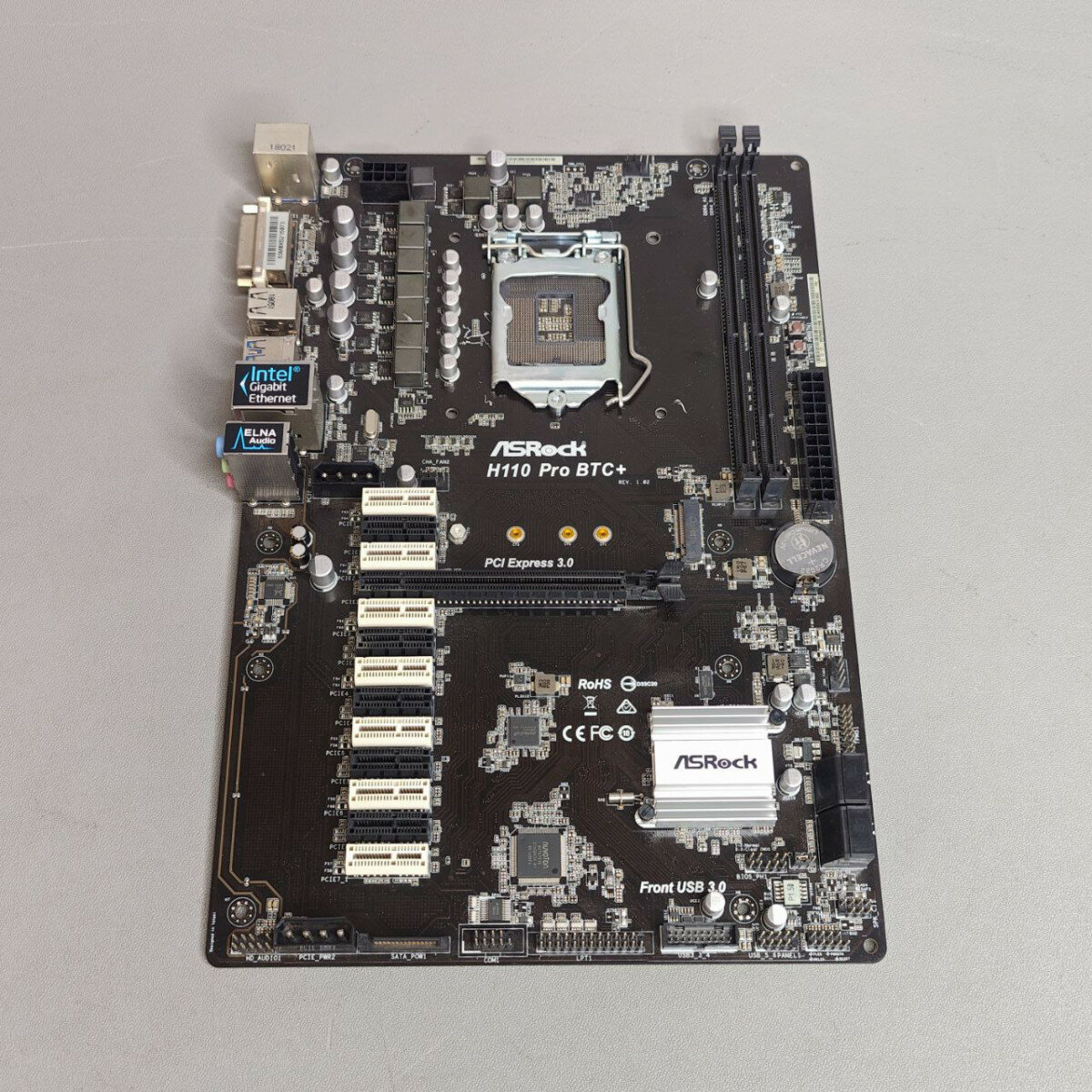 Материнская плата ASRock H110 Pro BTC+