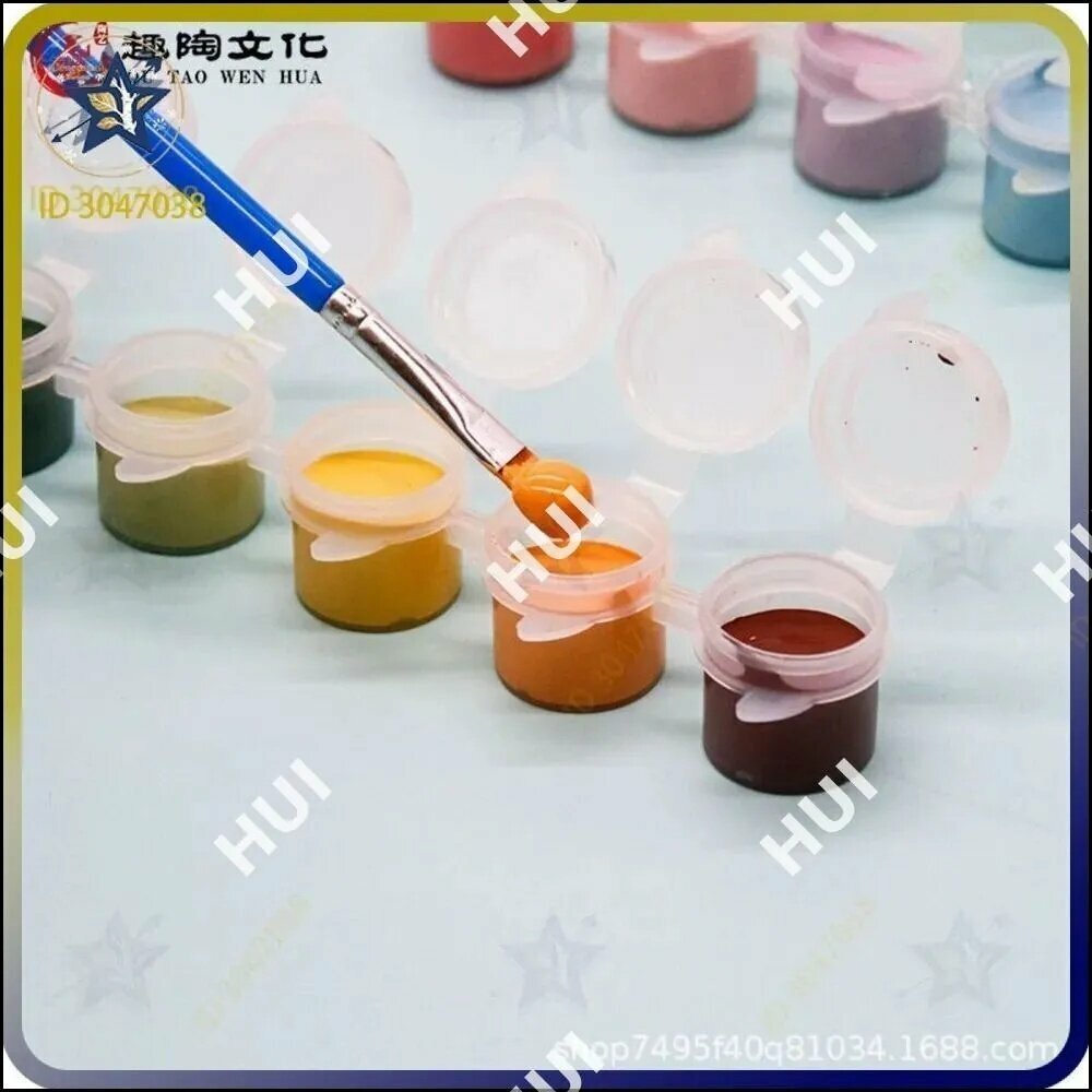 Краска для керамики 24 шт, 5 мл./ 120 г.