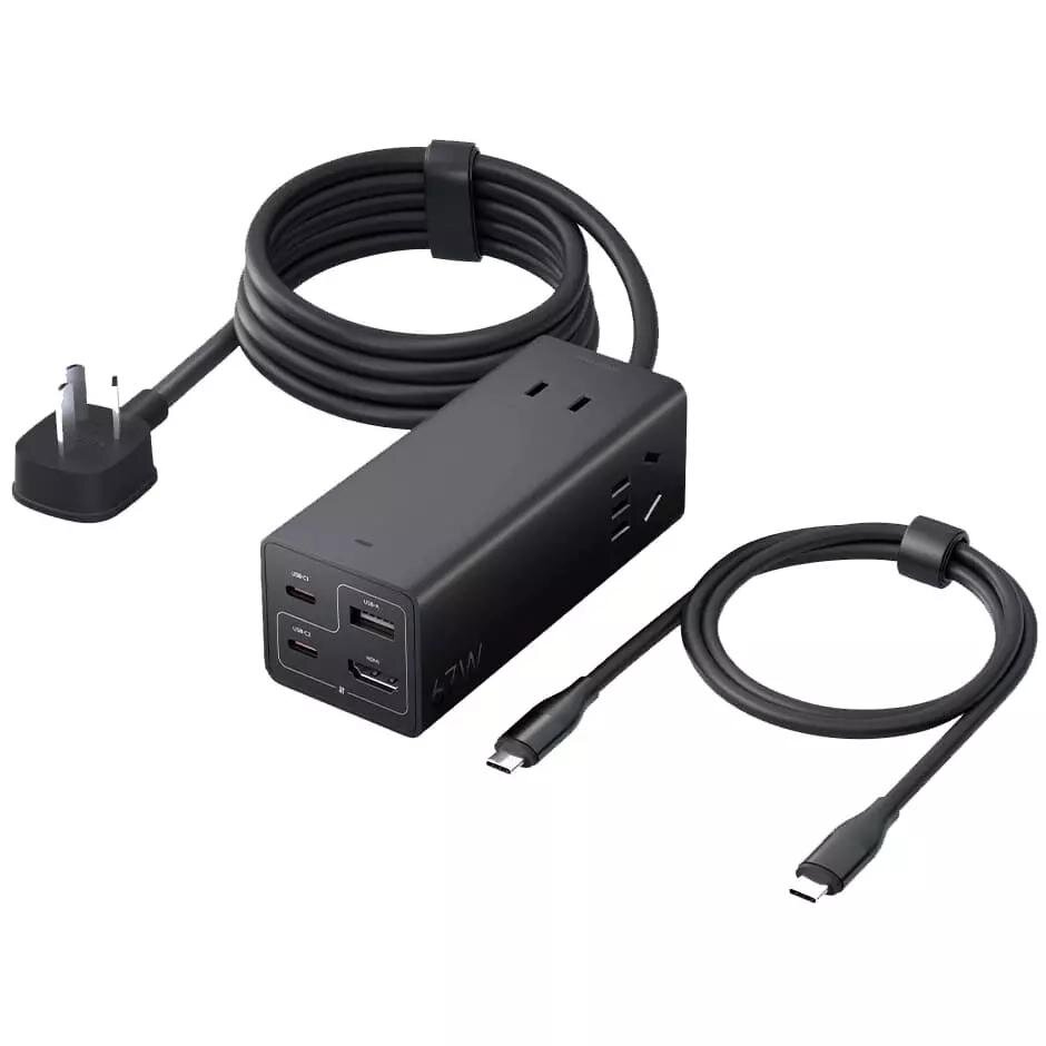 Зарядное устройство Xiaomi 67W Desktop Fast Charging Socket Pro, черный, мощность 67W, быстрая зарядка, версия CN