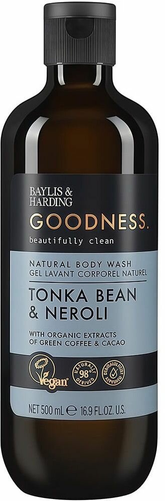Baylis & Harding - Goodness Tonka Bean & Neroli Body Wash Гель для душа 500 мл