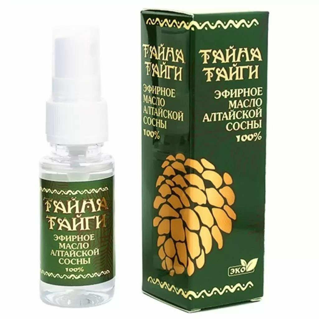 Эфирное масло Алтын Бай Алтайская сосна 20 мл с распылителем для бани и сауны, артикул КА-00026023, производство Россия