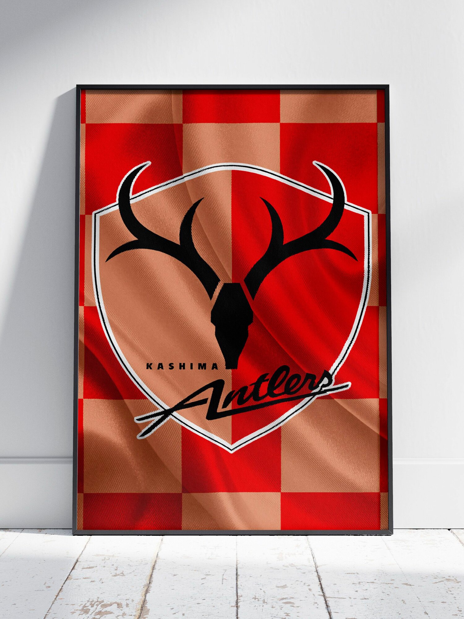 Плакат на стену для интерьера Футбольные Клубы (Kashima Antlers 3) - Постер по спорту и физической активности формата A4 (21x30 см)