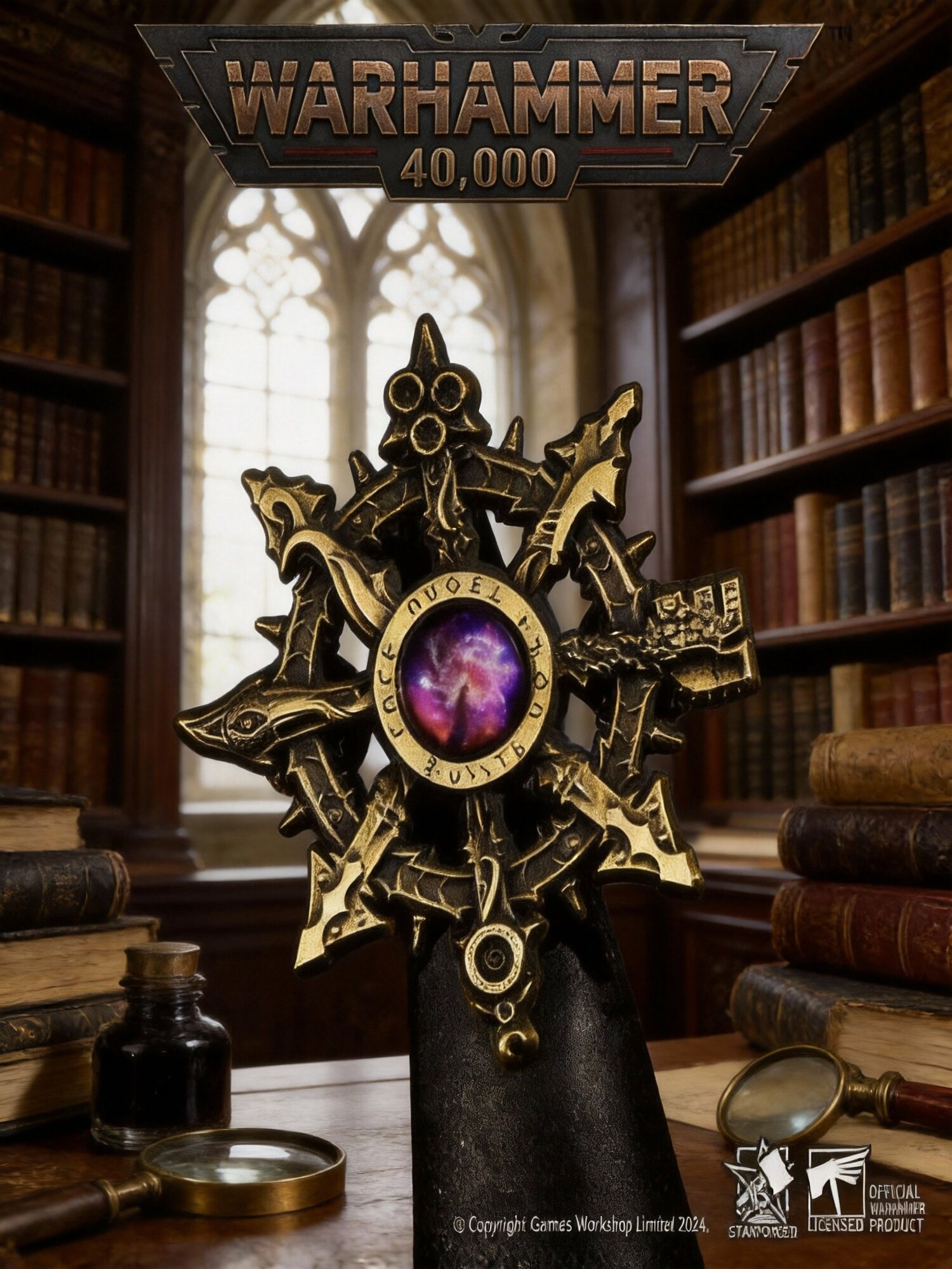Warhammer 40k ультрамарины, значок печать чистоты для брошей нашивок и липучек, имперский символ для крепления на оружие броню и транспорт