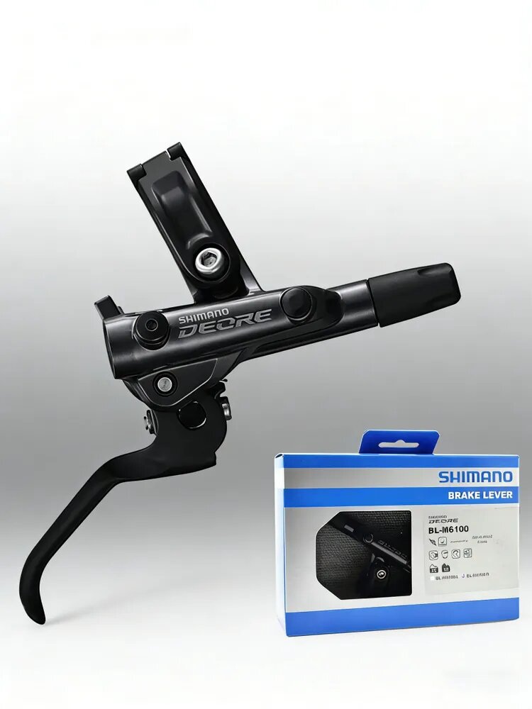 Рукоятка гидравлических тормозов, Shimano Deore, BL-M6100, I-SPEC EV, в коробке, правая