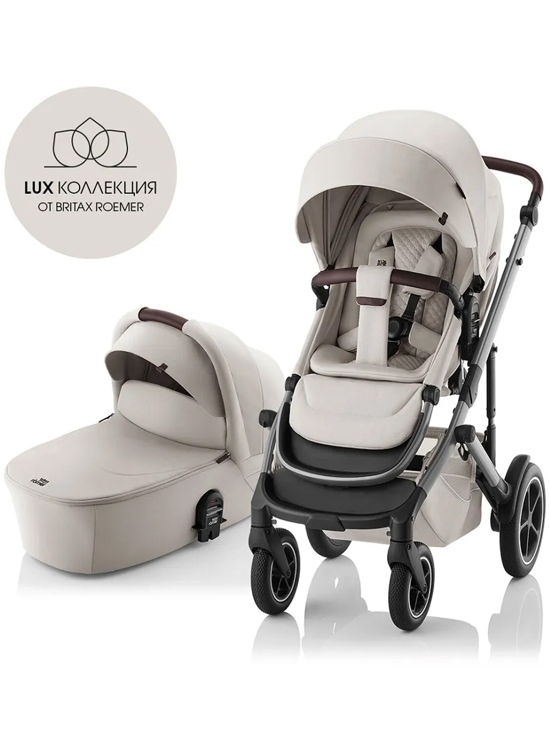 Коляска 2 в 1 Britax Roemer SMILE 5Z Soft Taupe SM37984