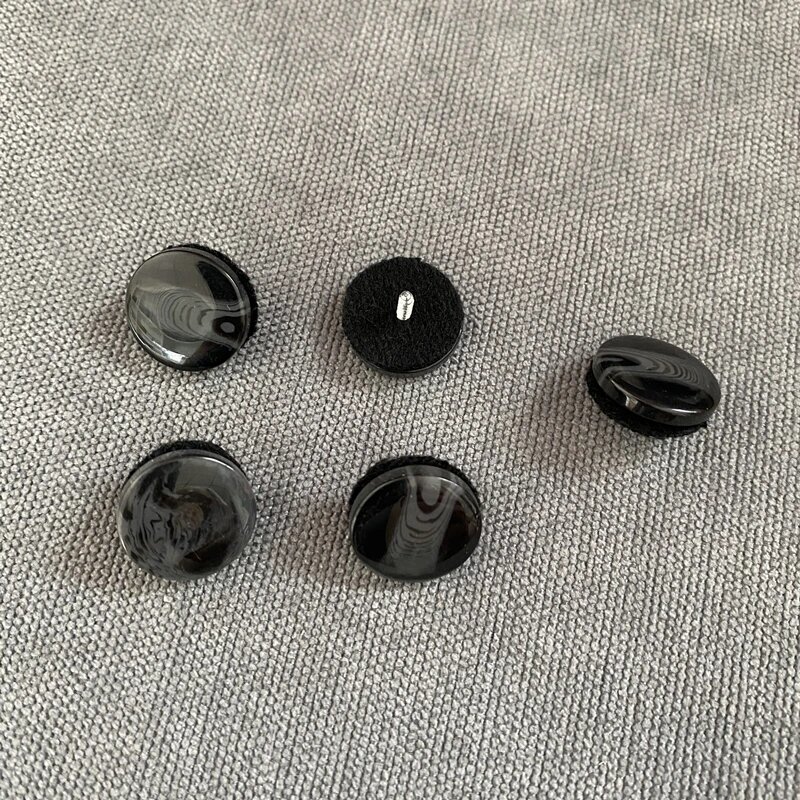 Черные аккордеонные кнопки 16.5mm B (5)