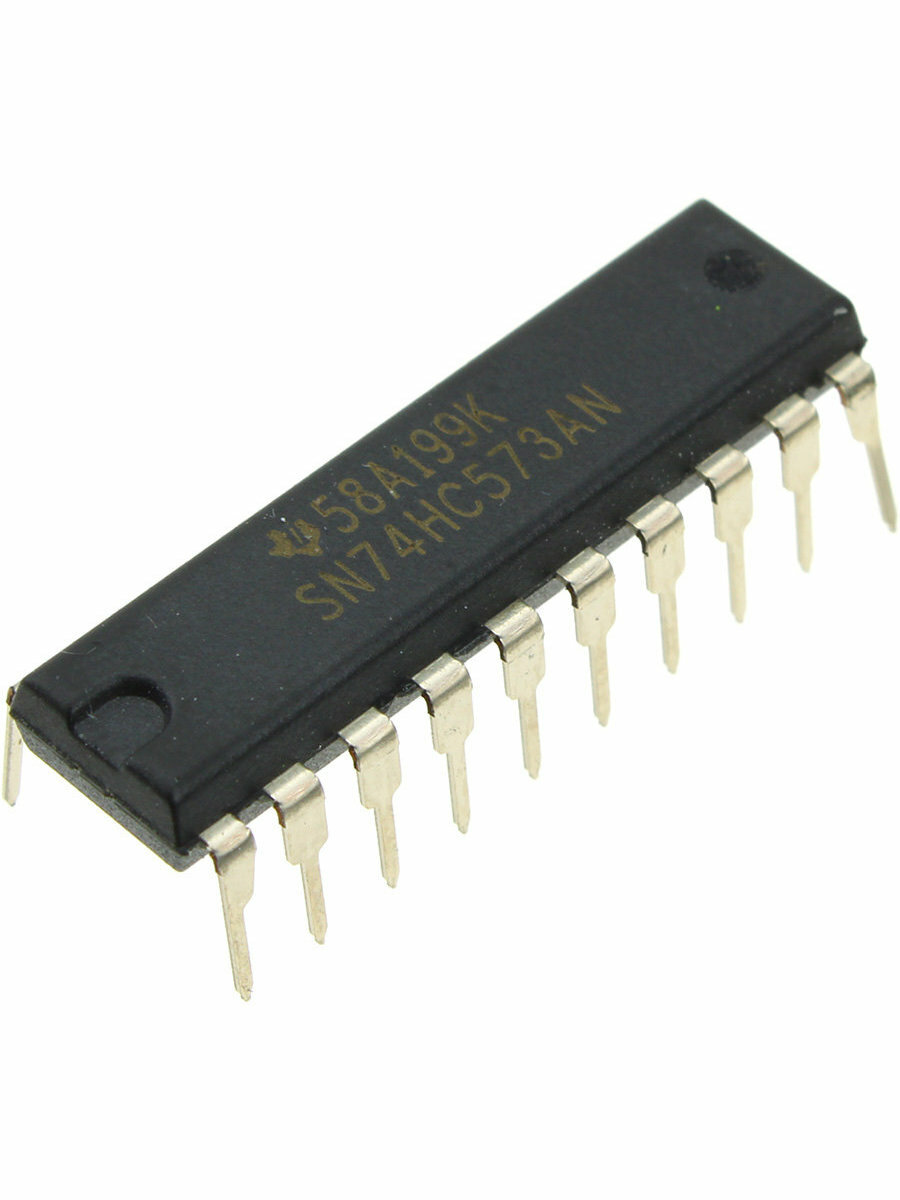 Микросхема SN74HC573AN (ИР33) DIP20 Texas