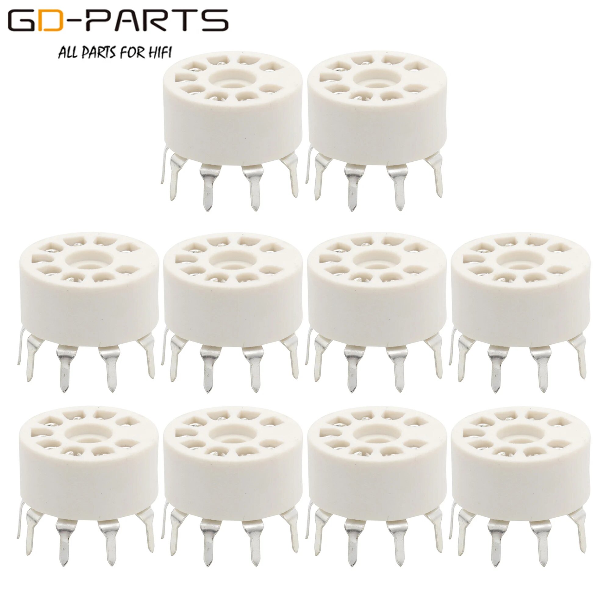 GD-PARTS Разъемы для ламп, 10 шт, TIN PLATED