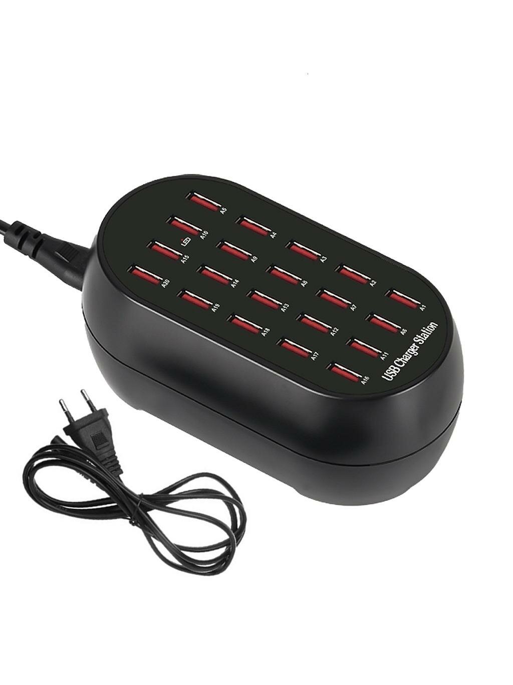 USB-зарядная станция, EU - 20 портов