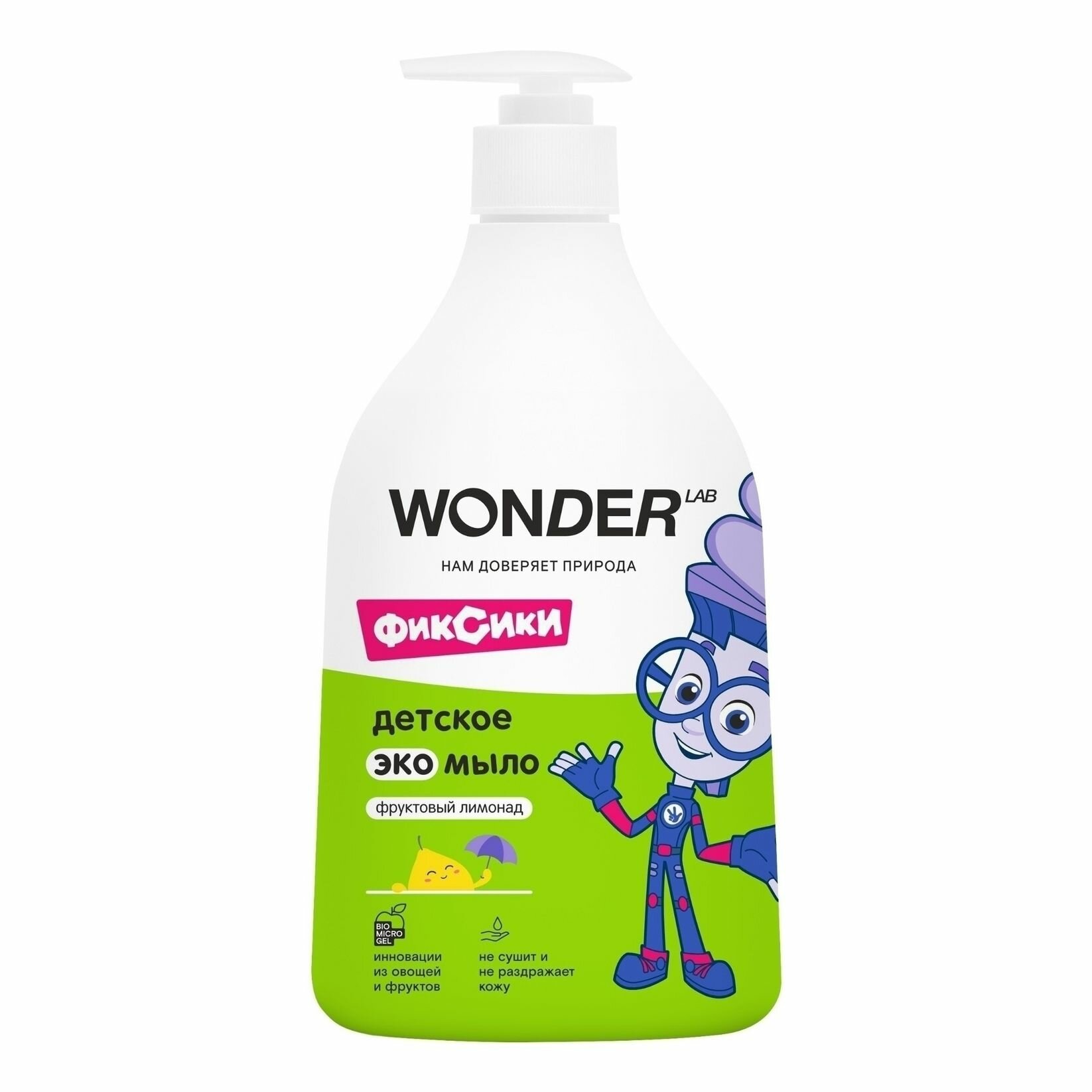 Детское экомыло жидкое Wonder Lab фруктовый лимонад 540 мл
