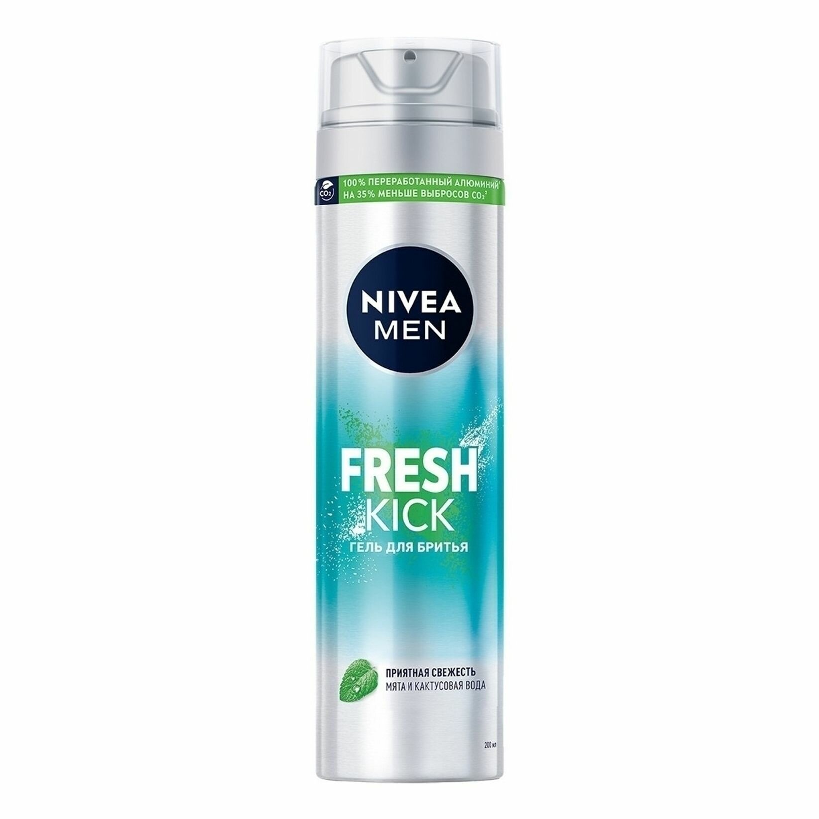 Гель для бритья Nivea Men Fresh Kick Приятная свежесть с мя