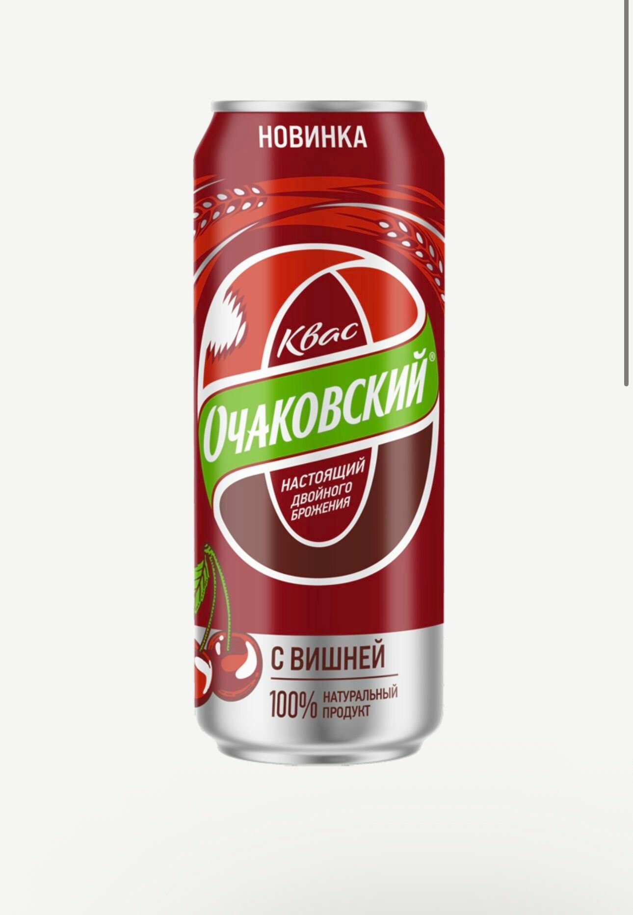 Квас Очаковский Вишня ж/б 0,5 х 12 шт