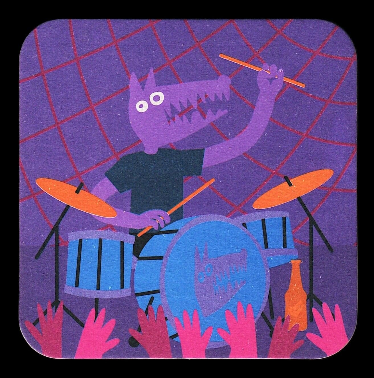 Бирдекель (костер) Volkovskaya Drummer (подставка под пивной бокал)