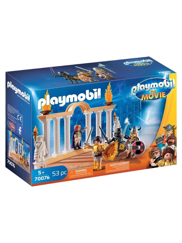 Playmobil-Мир Моби: Фильм "Император Максимус в Колизее"-70076