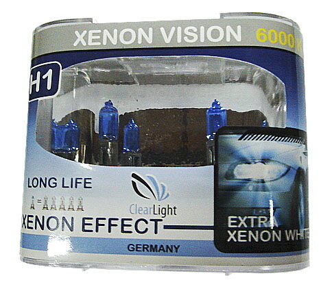 Лампа H1 12V 55W P14,5s XenonVision , 2 шт / Clearlight / MLH1XV