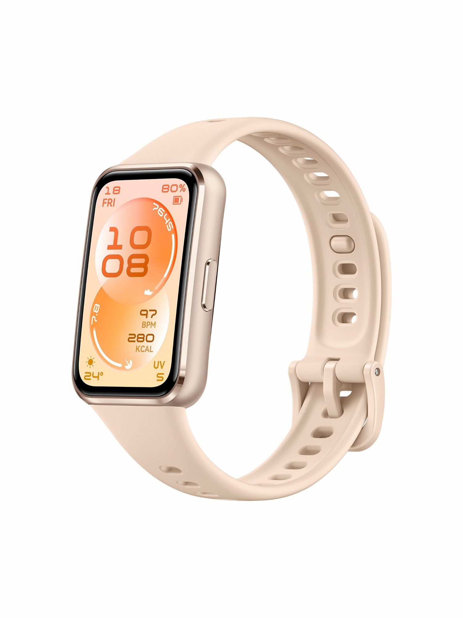 Фитнес браслет HUAWEI Band 11 Бежевый, алюминиевый корпус, Ростест (ЕАС)