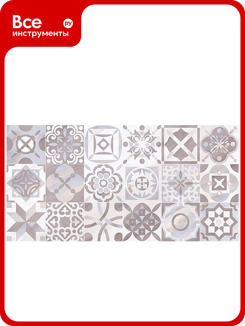 Плитка настенная Нефрит-Керамика Релеванс Пэчворк 600х300х9(1,8м2/10шт) сортовая 00-00-4-18-00-11-1434