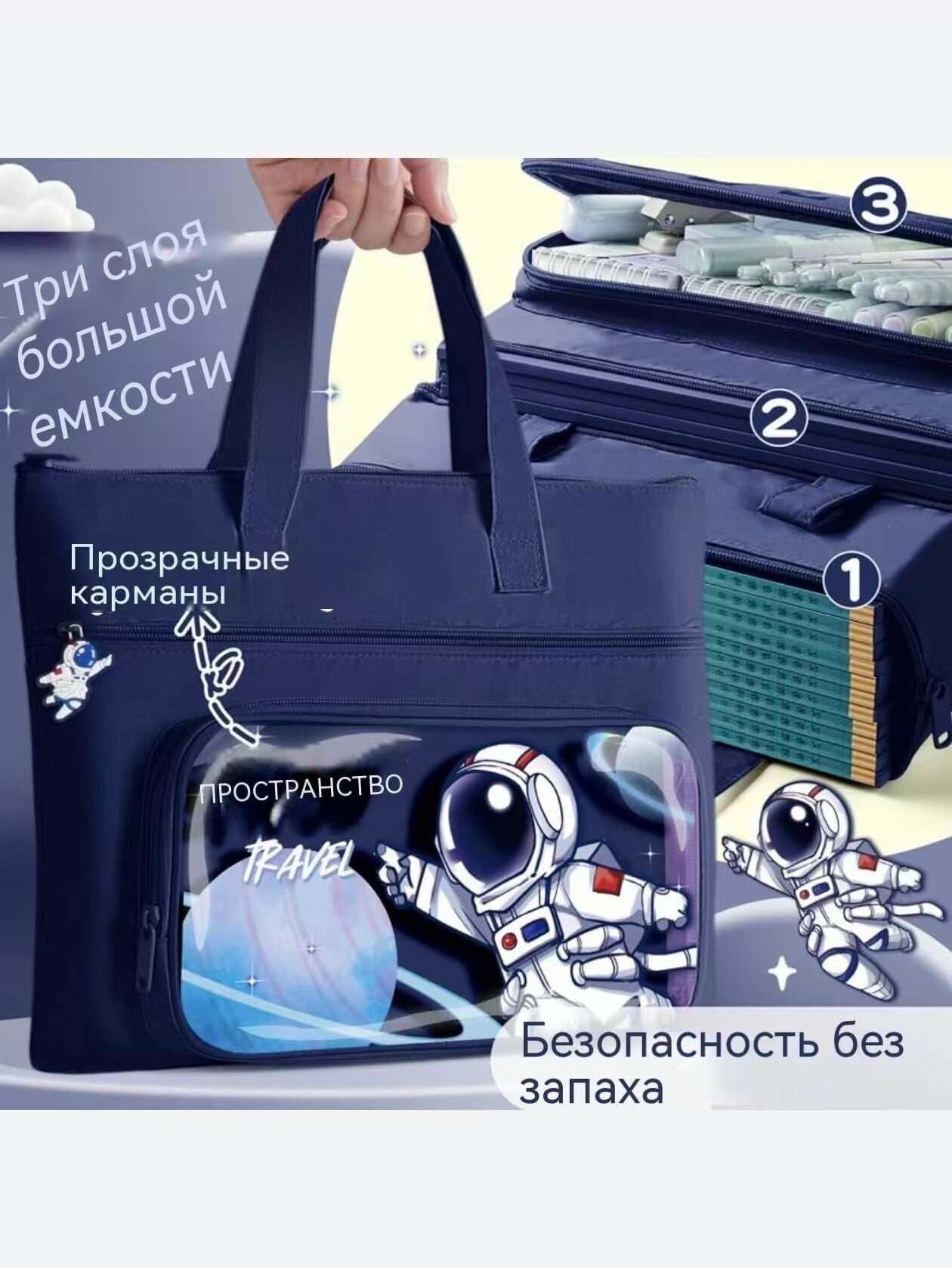 Папка-портфель A4, 1 шт. портфель A4 папка для бумаг