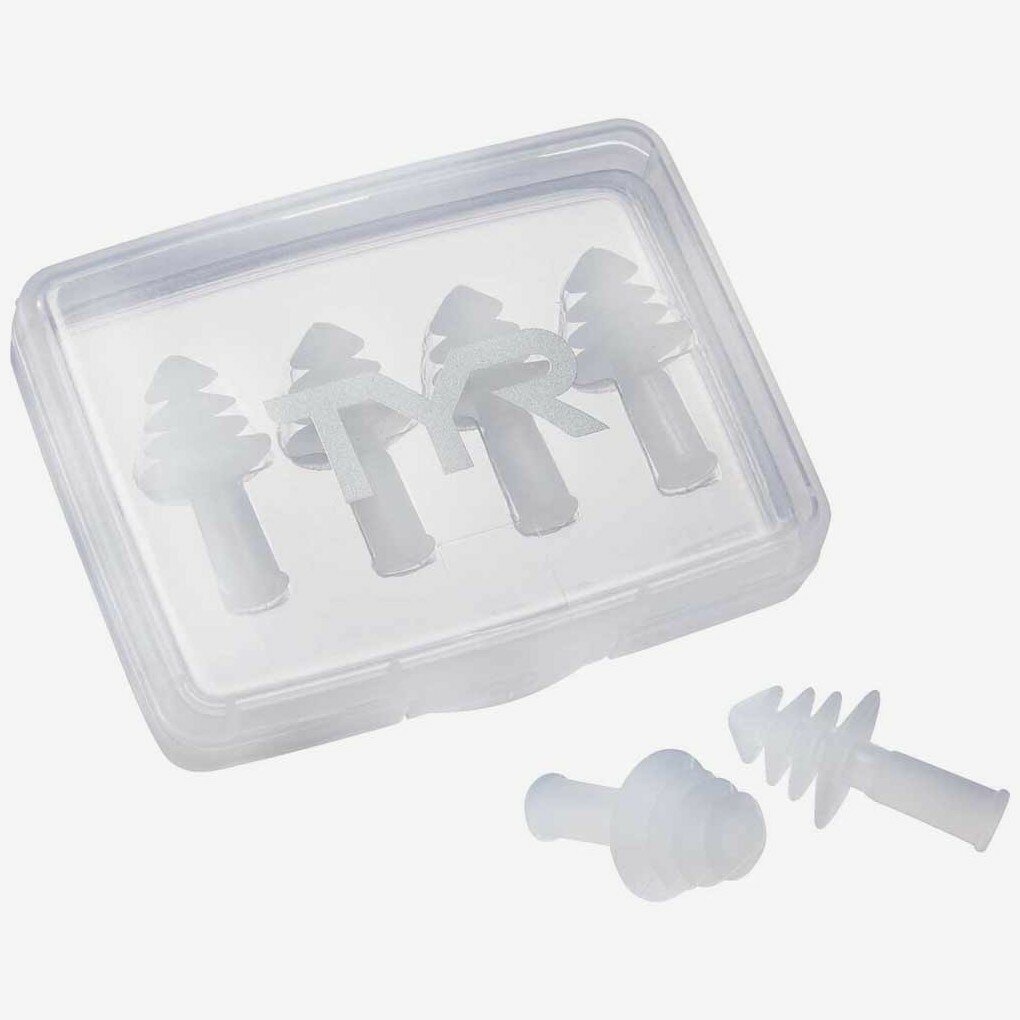 Беруши для бассейна TYR Ergo Flex Ear Plugs - 4 Pack (2 Pairs) (101 Белый, O/S)