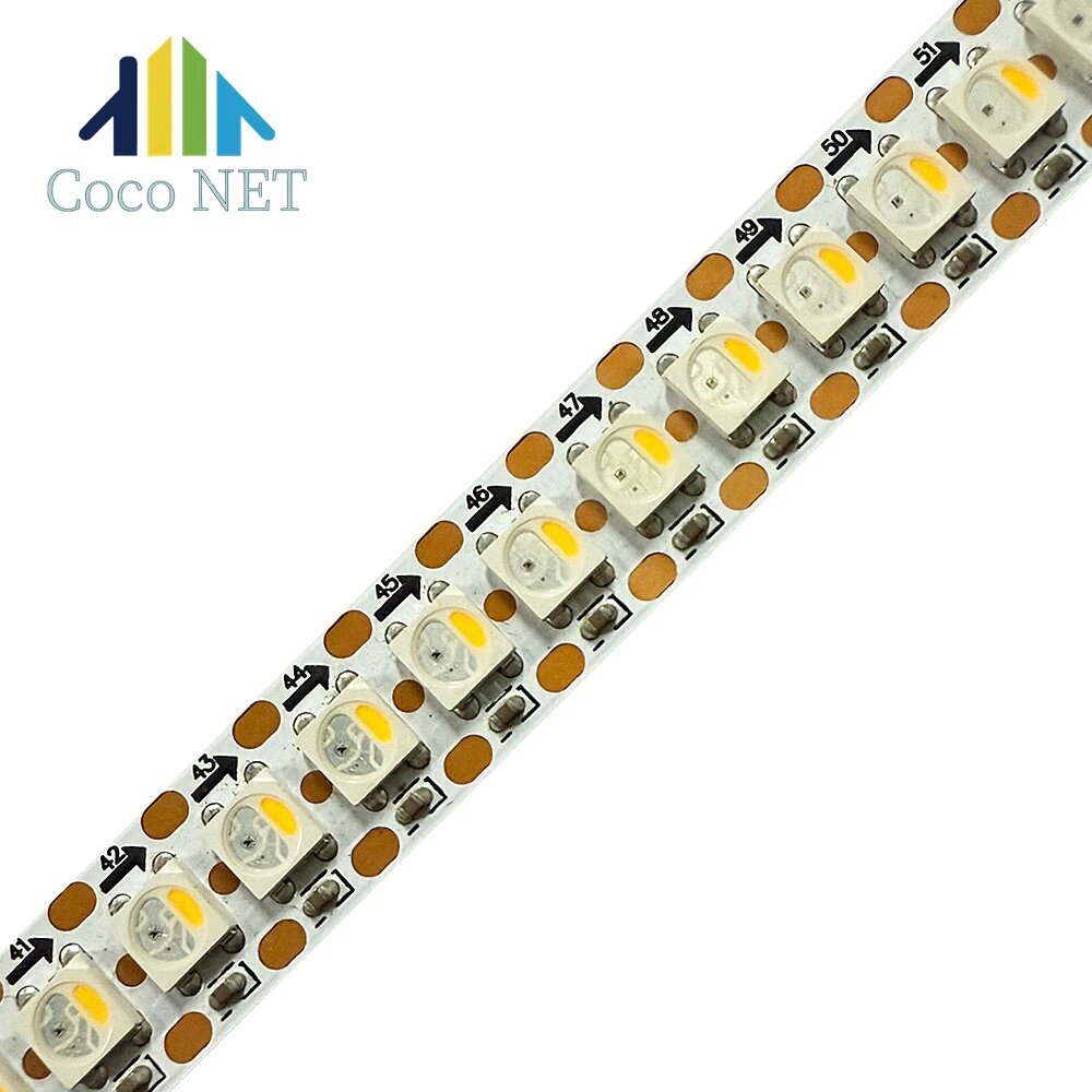 Светодиодная лента TNALANT SK6812 RGBW/NW/WW 1-5 м Black PCB, RGBWW, 1M 144 IP30
