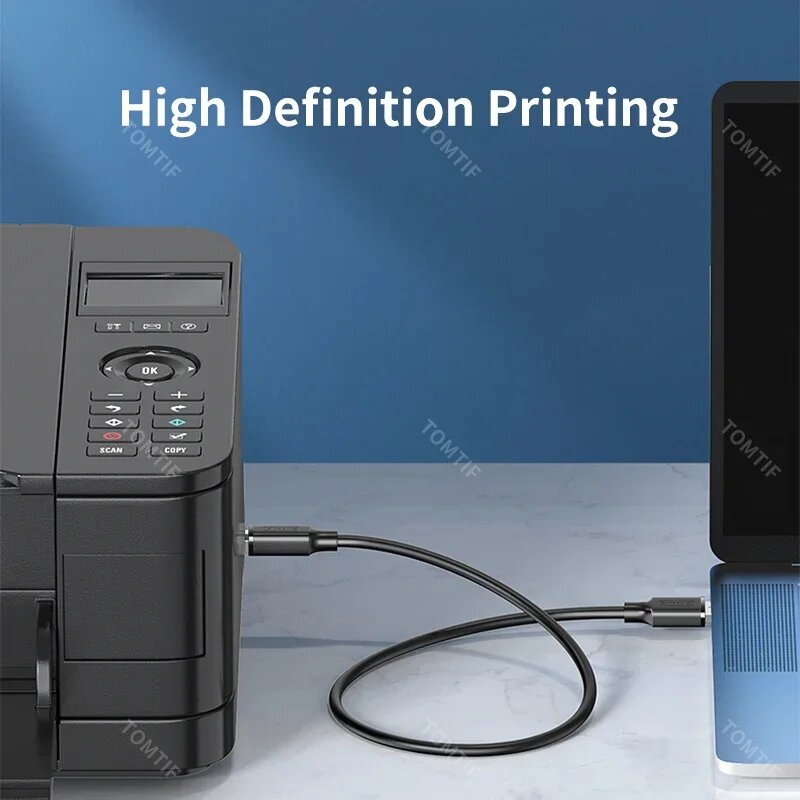 USB-кабель для принтера Type A-B 0.5m — фото 1