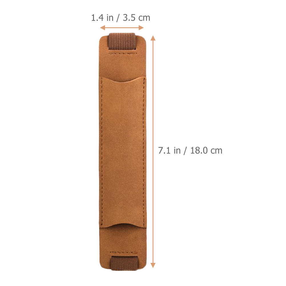 Держатель Ручки С Упругим Ремешком Из PU Кожи 5 Штук Размер 18.00X3.50X0.30Cm