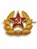 Значок, красный/желтый