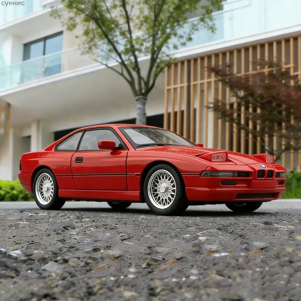 Миниатюрная модель автомобиля из литого металла БМВ 850CSi E31 модель автомобиля Игрушки 1:24 BMW 850CSi E31