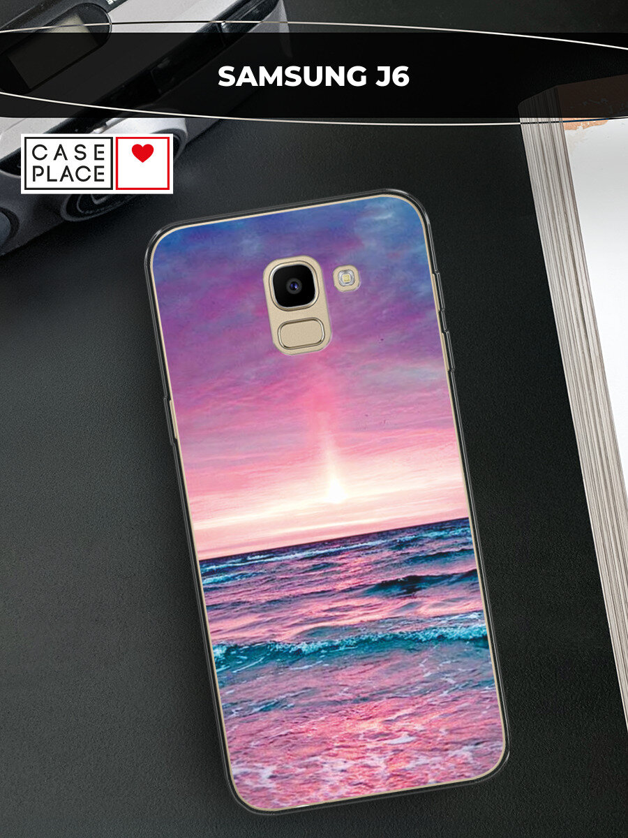 Чехол на Samsung Galaxy J6 2018 / Самсунг Галакси Джей 6 2018 с принтом Восход 3