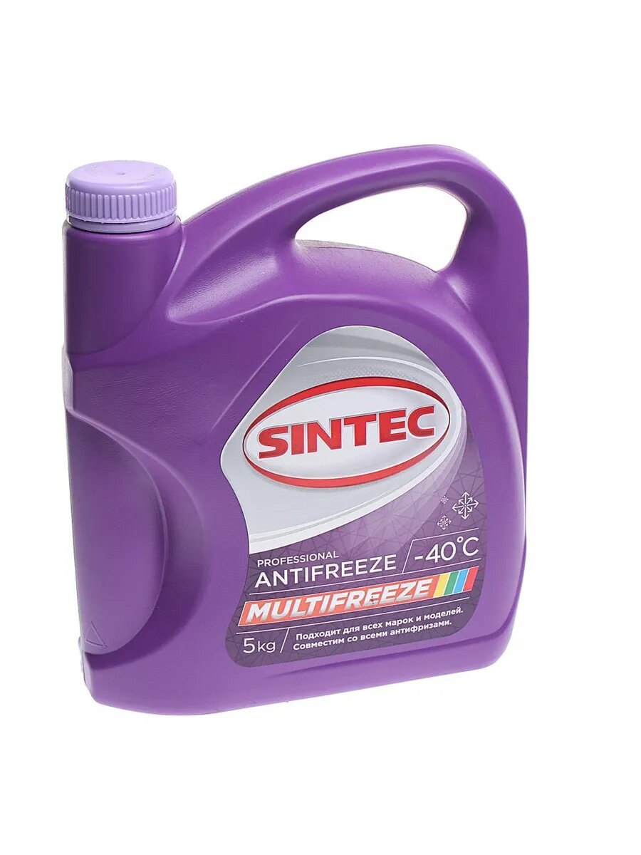 Антифриз фиолетовый -40C 5кг универсальный Multifreeze SINT