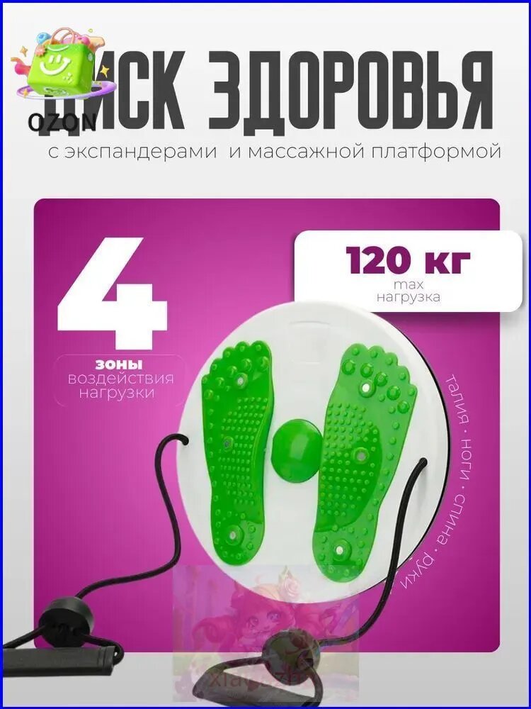 Эксклюзивная тарелка Healthy Plate для контроля веса с вращающимся эспандером-.