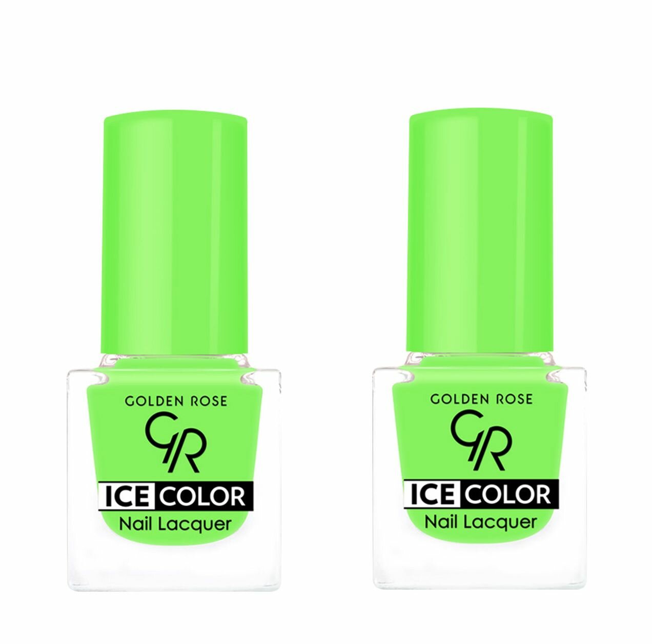 Golden Rose Лак для ногтей Ice Color, тон 202, 6 мл, 2 шт