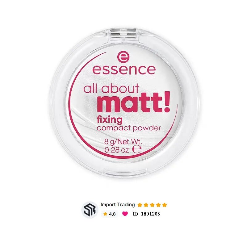 Матирующая водостойкая пудра ESSENCE all about matt