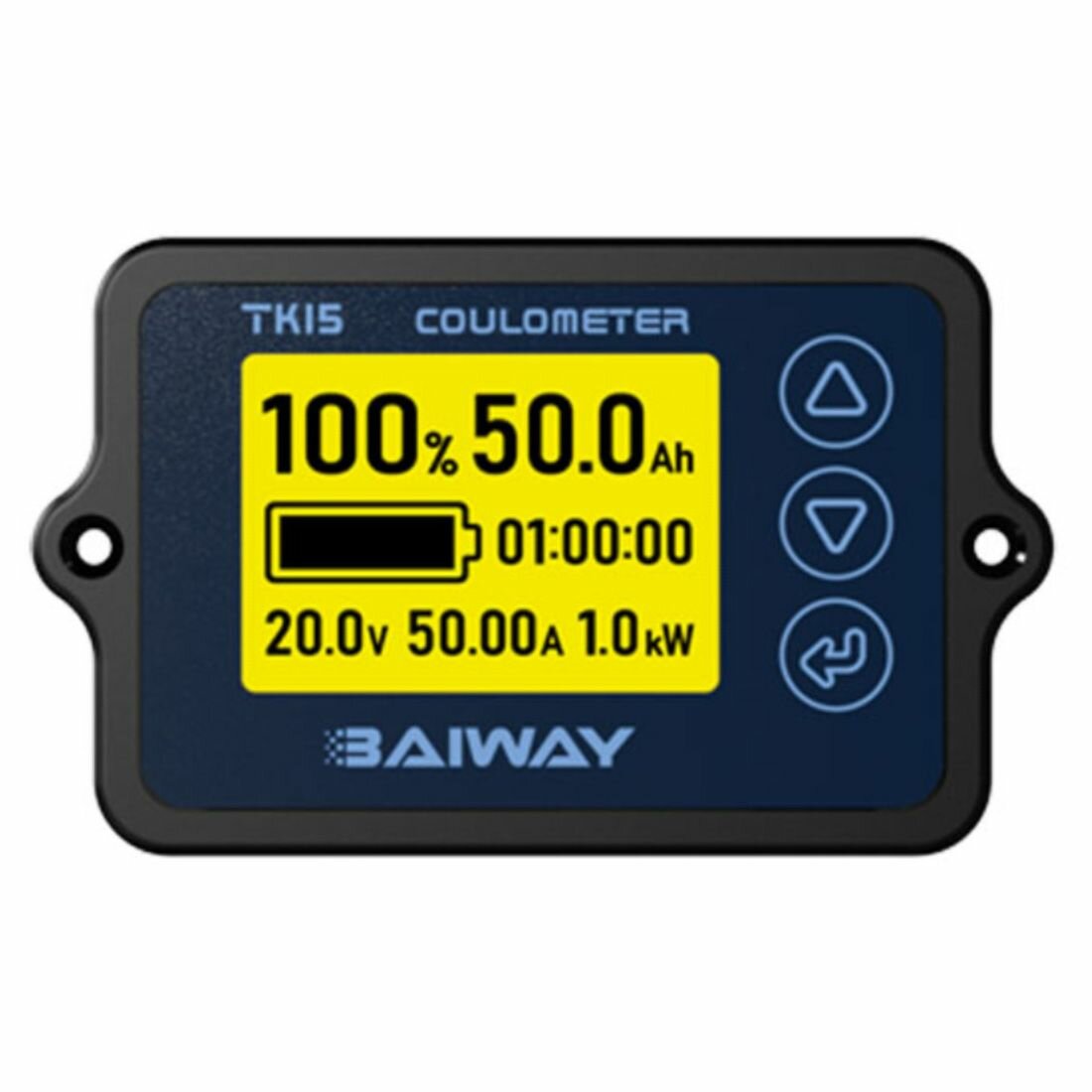 Профессиональный прецизионный Kулонометр 120V 350A цифровой вольтметр для ав