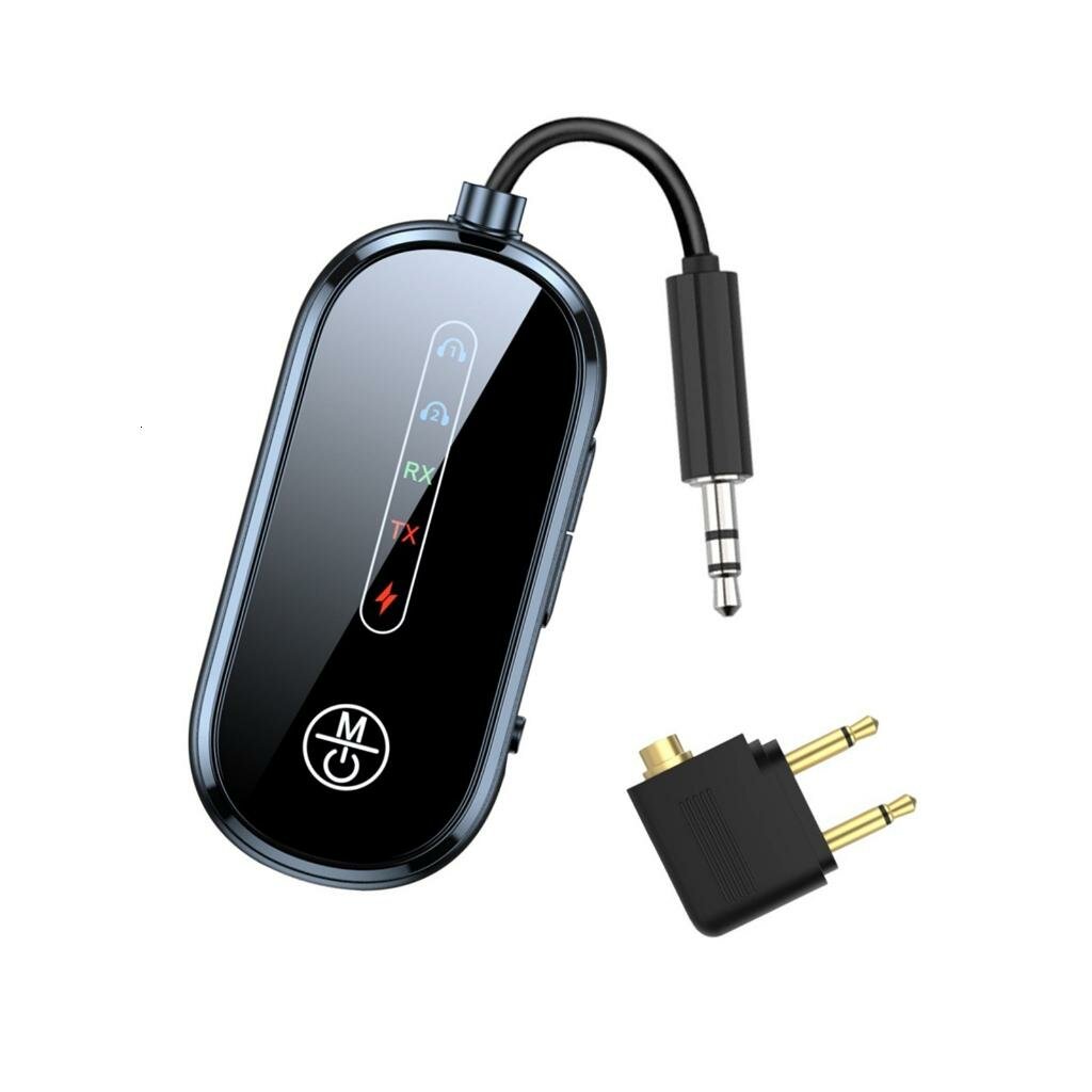 Компактный Bluetooth-передатчик для наушников с долгой батареей, 5