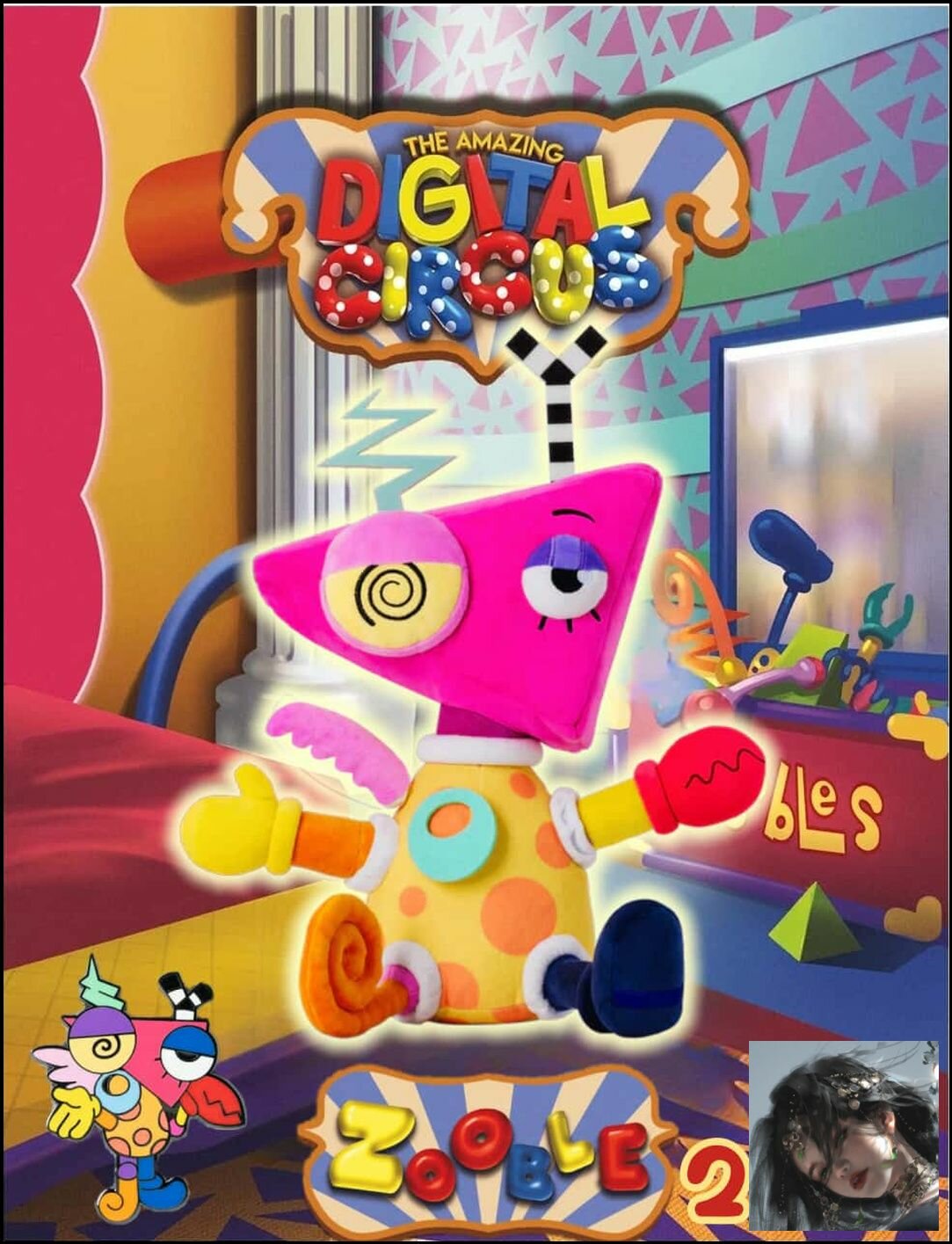 Мягкая игрушка Удивительный цифровой цирк (Zooble) / The Amazing Digital Circus