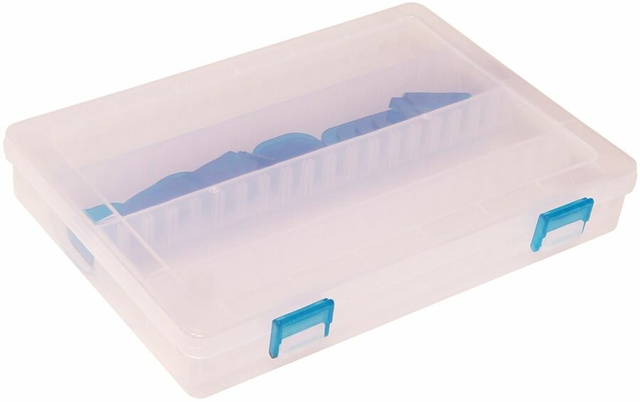 Коробка Kosadaka TB-S09-CL, 24.5x18x3см для приманок, регулируемая, прозрачная