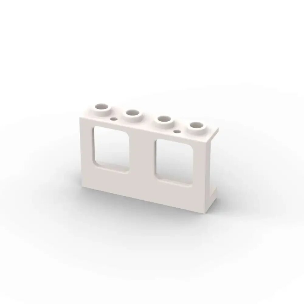 Набор строительных блоков SixBricks 61345 для самолёта Белый, 1-white