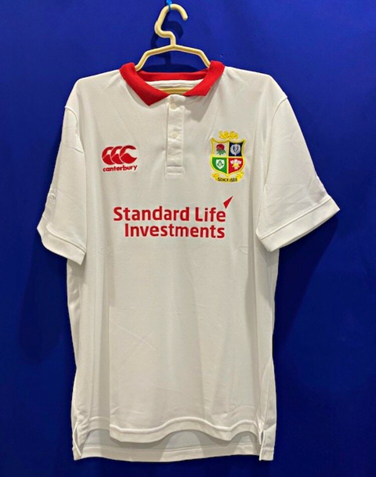 Регбийка размер 54 CANTERBURY Британские Львы поло регбийной сборной Великобритании по регби белая