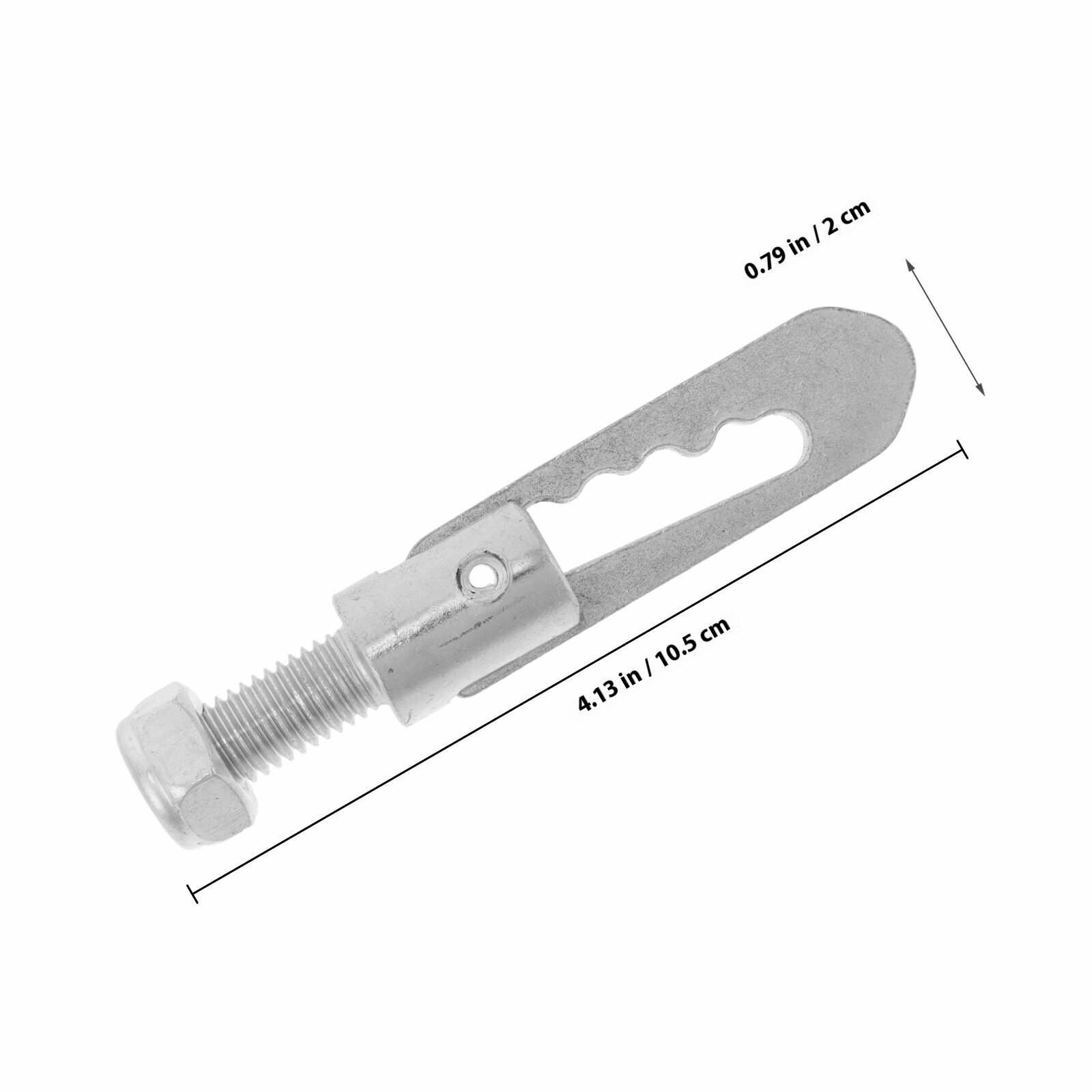 Прочный Стальной Замок Для Прицепа С Пружиной В Комплекте 10.50X2.00X2.00Cm Серебристый