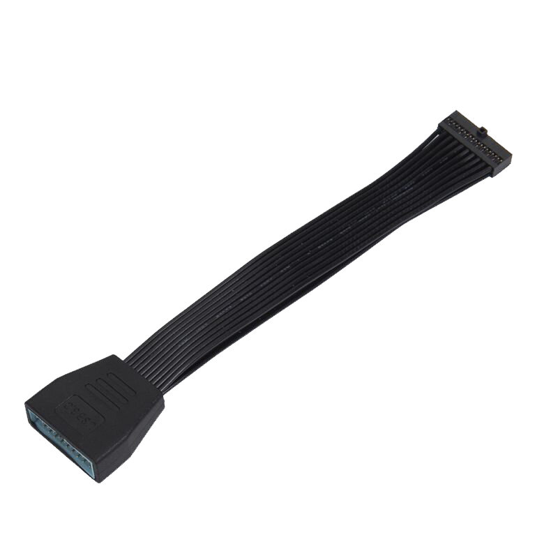 Удлинительный кабель USB 30 для материнской платы компьютера 19контактный гибкий плоский 15 см решает проблему
