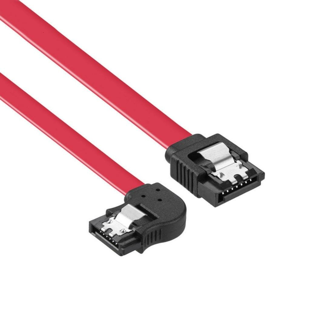 7-контактный SATA 3.0 угловой кабель с защелкой, Согнитесь вправо